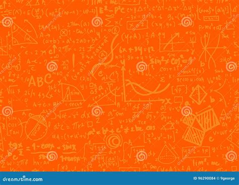 Fondo Linear Del Círculo De La Educación De Las Matemáticas De La