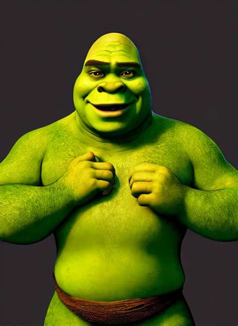 Shrek As Mafia Boss Ultra Detailed Trending On Stable Diffusion