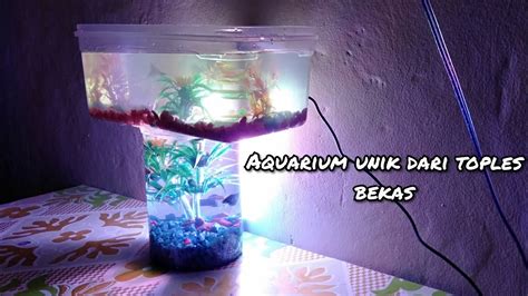13 Inspirasi Membuat Aquarium Dari Barang Bekas
