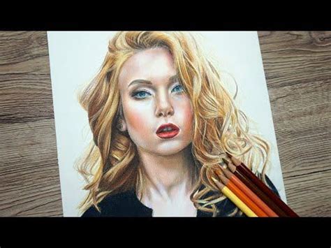 How To Draw Skin Tones With Prismacolor Color Pencil Portrait