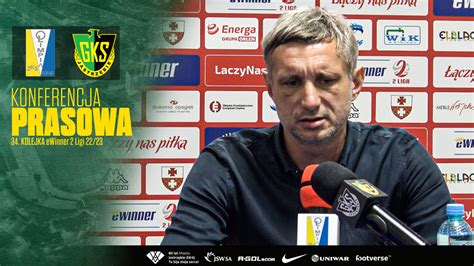 GKS TV Konferencja prasowa po meczu w Elblągu