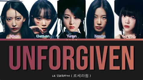 Le Sserafim Unforgiven Feat Nile Rodgers Color Coded