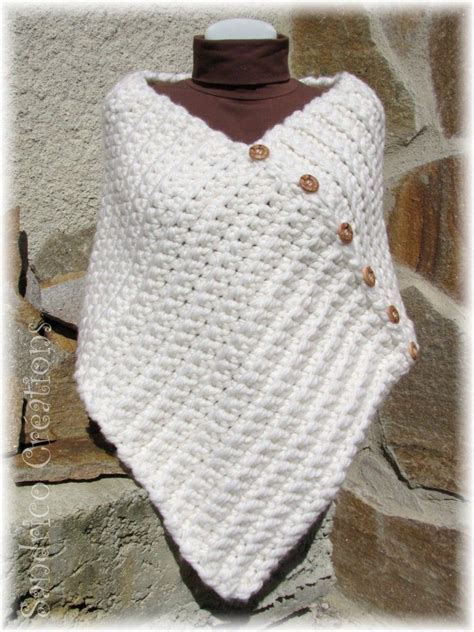 Apprendre A Tricoter Un Poncho Tricot Poncho Facile Poncho Laine