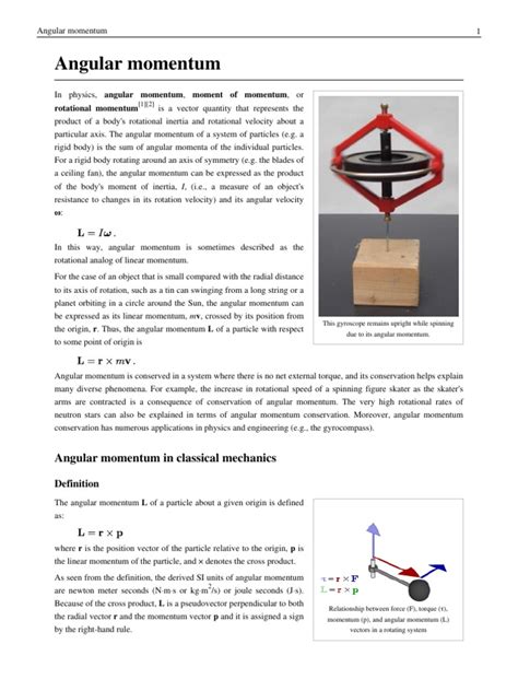 angular momentum pdf angular momentum rotation around a fixed axis