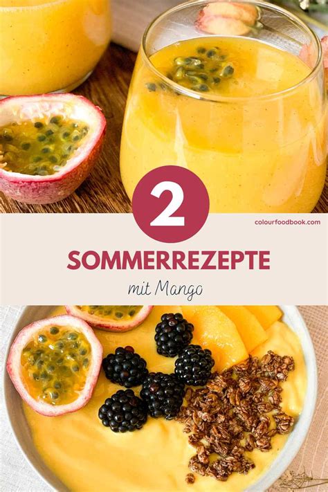 Erfrischender Smoothie Mit Mango Und Kiwi