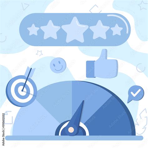 Indicate The Level Of Customer Satisfaction Using A Scale Or Rating