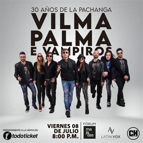 Anuncian Concierto De Vilma Palma E Vampiros En Guatemala