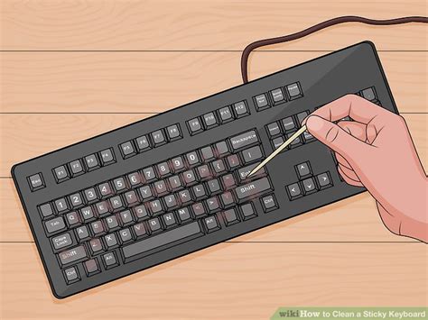 How To Clean A Sticky Keyboard Steps With Pictures Wikihow