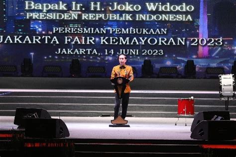Presiden Jokowi Resmi Buka Jakarta Fair