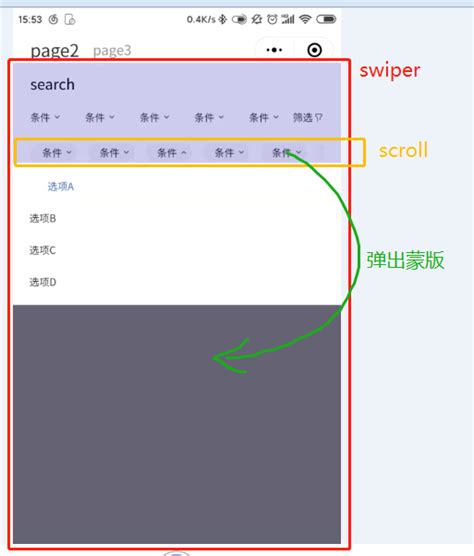 横向滑动的swiper内部可以局部的横向滚动元素吗？ 微信开放社区