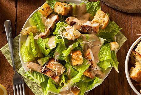Ensalada Cesar Con Pollo Recetas De Ensaladas Fáciles
