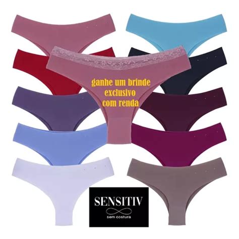 Kit Calcinhas Tanga Sem Costura Corte Laser Atacado Mercadolivre