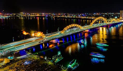 Da Nang By Night Seafood Dinner Night Market Sightseeing Night Tour