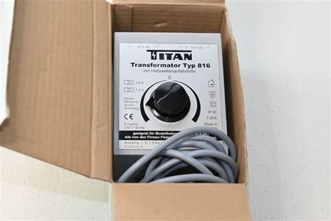 Titan Trafo Typ Kaufen Auf Ricardo