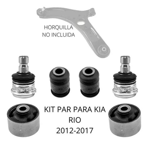 Kit Bujes Y Par De Rotulas Para Kia Rio Env O Gratis