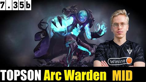 TOPSON Arc Warden MID 7 35B DOTA 2 HIGHEST MMR MATCH Dota2