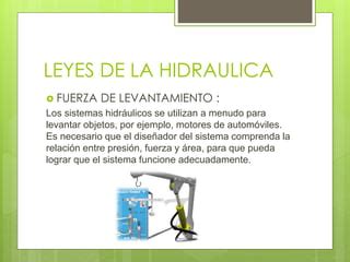 La Hidraulica PPT