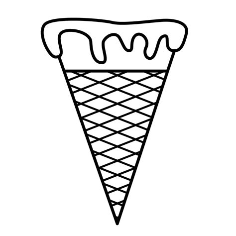 Dibujo De Helado Para Colorear E Imprimir Dibujos Y Colores