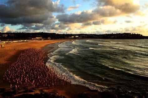 Thousands Of Naked Volunteers Flash The Flesh As They Strip Off On