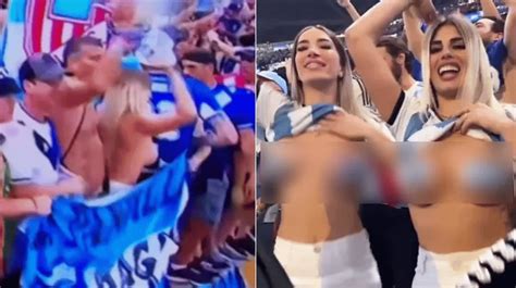 Una hincha argentina que hizo topless en la final en Qatar podría ir a