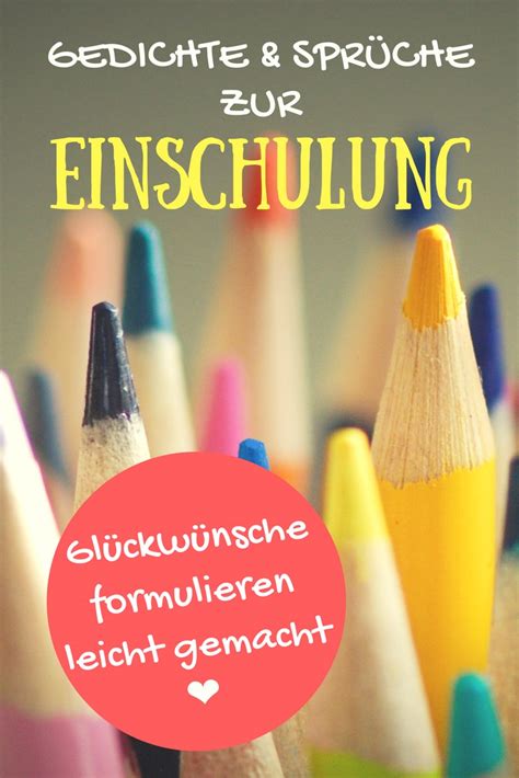 Glückwünsche zur Einschulung