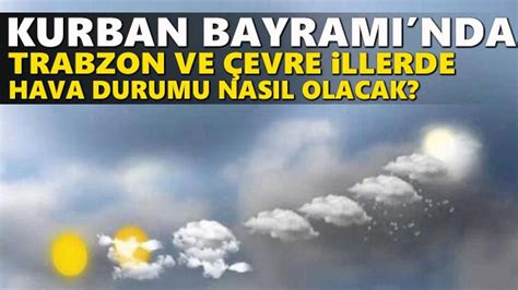 Kurban Bayram Nda Trabzon Da Hava Durumu Nas L Olacak