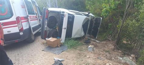 Osmaniye de takla atan otomobilin sürcüsü öldü