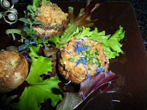 Champignons Farcis Aux Rillettes De Canard De Passiflore Passion D