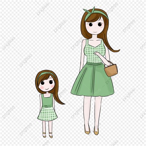 Dibujos Animados De Madre E Hija PNG Dibujos Madre E Hija Cartoon