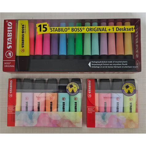 Marca Texto Stabilo Boss Pastel Diversas C C C Ou C Cores