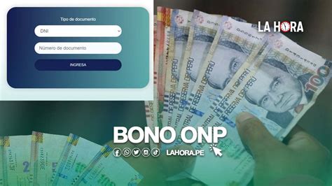 Bono ONP 350 soles con LINK para consultar en 2023 vía pago a domicilio