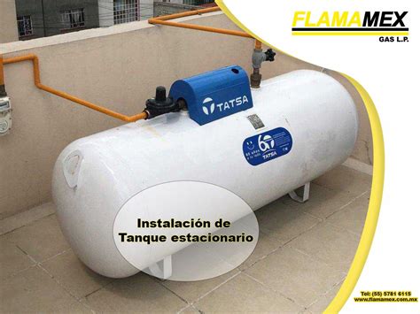 Instalación de Tanque Estacionario flamamex mx