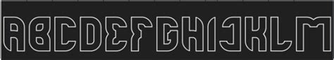 Perfect Hollow Inverse Otf 400 Font Decorative Display M What Font Is