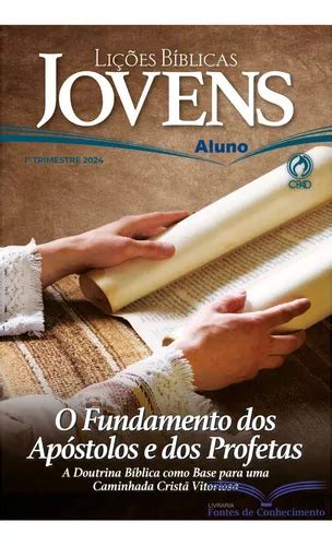 Revista Lições Bíblicas Ebd Jovens Aluno Cpad MercadoLivre