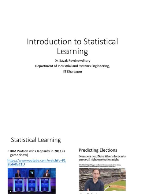 module0 introduction pdf statistical classification machine learning