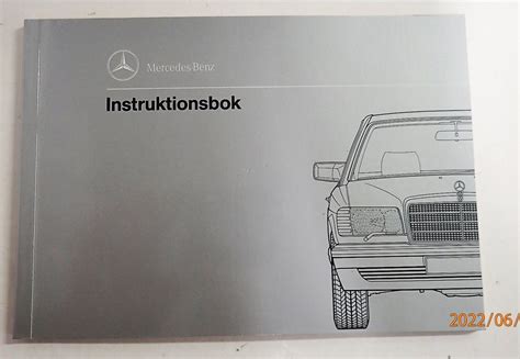 Instruktionsbok MERCEDES W126 420SE 560SEL 560S Köp på Tradera