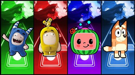 Oddbods Pogo Oddbods Bubbles Cocomelon Bluey Bingo Who S Wins YouTube