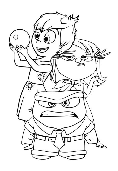 Desenhos Do Raiva De Divertida Mente Para Colorir Bora Colorir
