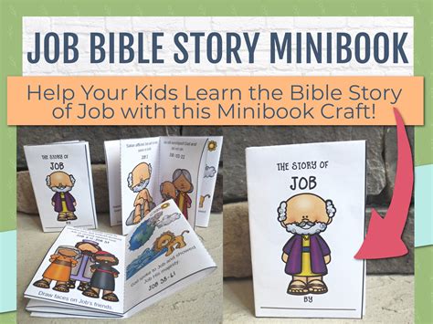 Job Bible Craft Story Of Job Bible Lesson Christian Homeschool
