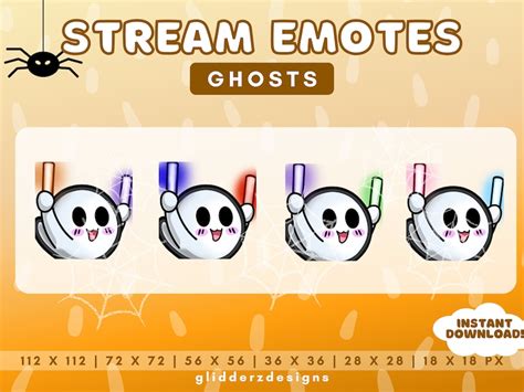 Ghost ANIMATED Twitch Emotes Jumbo Pack 2 23 Animated AND Etsy
