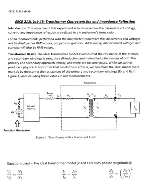 solved eece 211l lab 9 pre lab assignment for the circuit