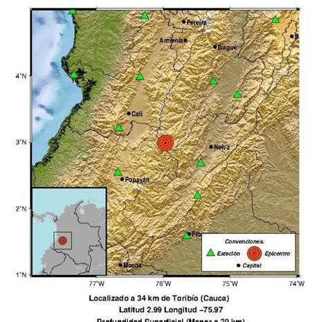 Sismo De De Magnitud Sacude Colombia Punto Medio