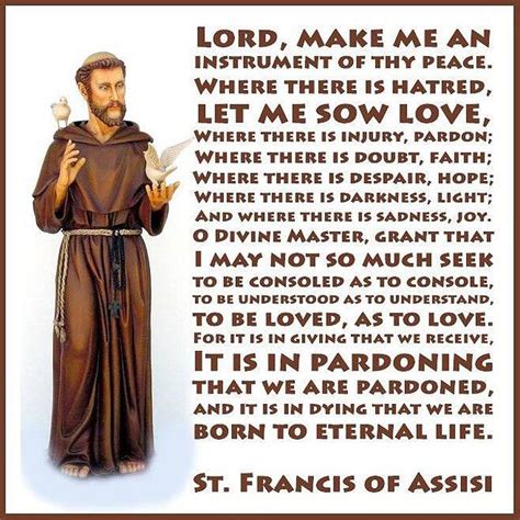 St Francis Prayer Printable