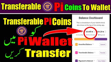 How To Transfer Transferable Coins Into Pi Wallet Transferable Pi