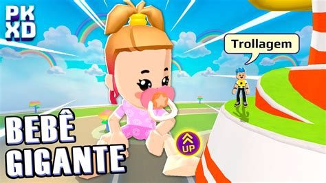 Jaqueli Virou Um Beb Gigante Nessa Trollagem No Pk Xd Youtube