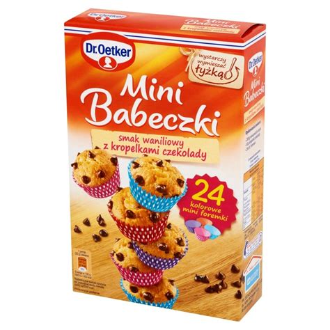 Dr Oetker Mini Babeczki Smak Waniliowy Z Kropelkami Czekolady G