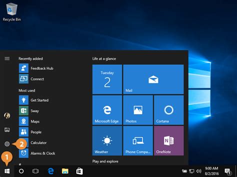 The Settings App In Windows Customguide