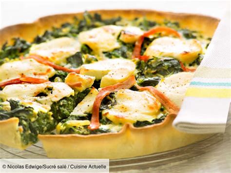 Tarte aux épinards et au chèvre facile découvrez les recettes de