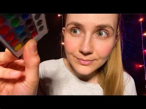 Fast Doing Your Makeup With Wrong Props Aggressive Unpredictable Asmr