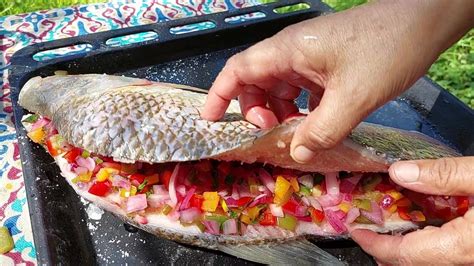 Pescado Al Horno Con Verduras YouTube